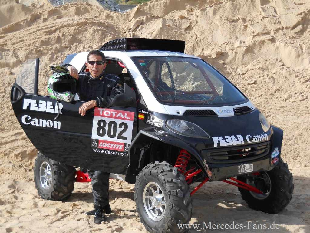 Dakar 2013: Der Rallye Dakar smart: Ein smart auf Abwegen: Im Januar ...