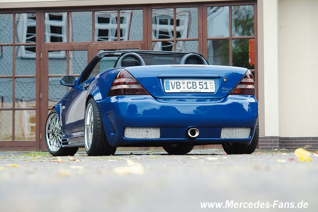 Mercedes-Tuning: Macht Blau glücklich? : Mercedes-Benz SLK W170 230 ...