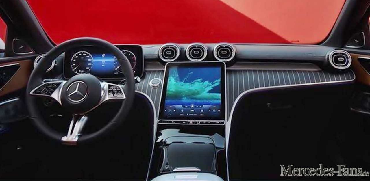 So sieht sie aus: Mercedes-Benz C-Klasse W206: Die ersten Bilder von der neuen C-Klasse W206 ...