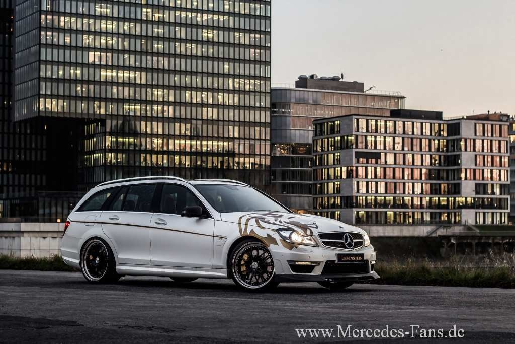 Mercedes C63 AMG mit Biss: Loewenstein LM63-700 Kompressor: Der getunte ...