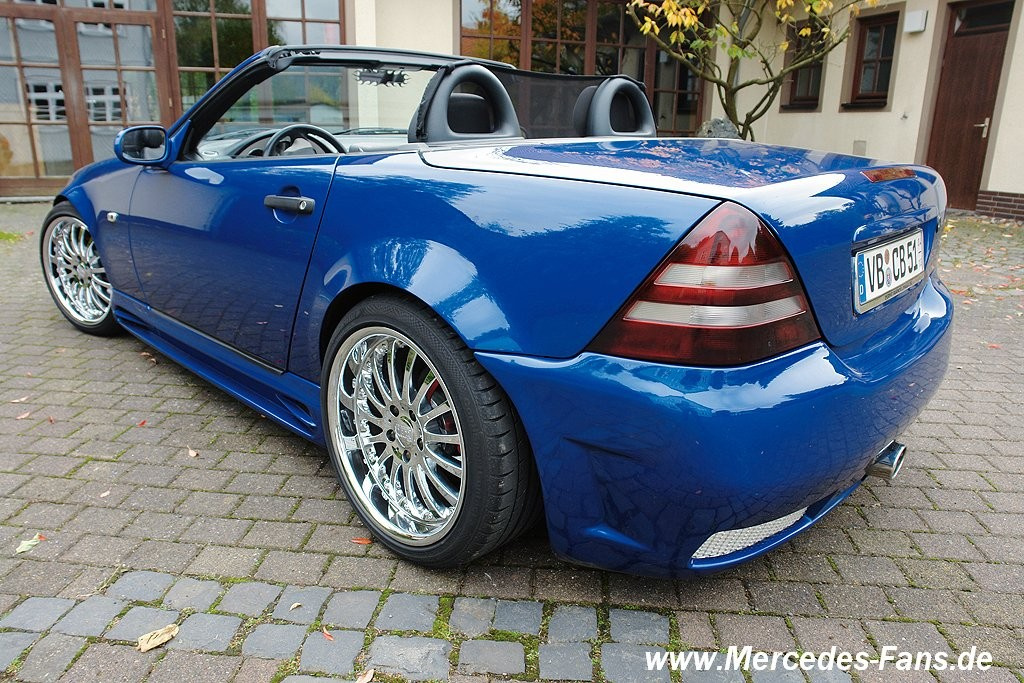 Mercedes-Tuning: Macht Blau glücklich? : Mercedes-Benz SLK W170 230 ...