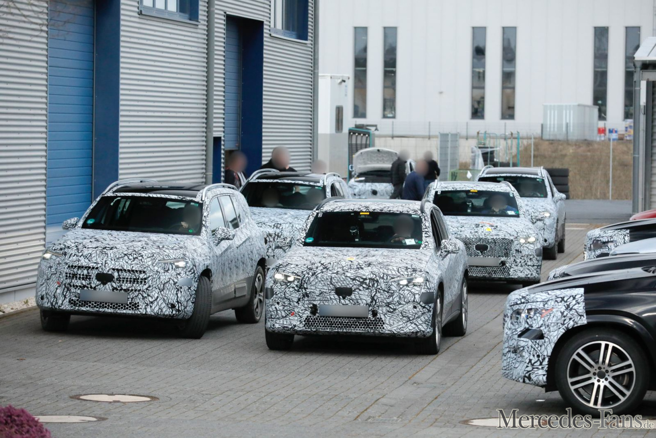 Mercedes Erlkönig erwischt: Aktuelle Bilder vom Mercedes GLB für 2026 ...
