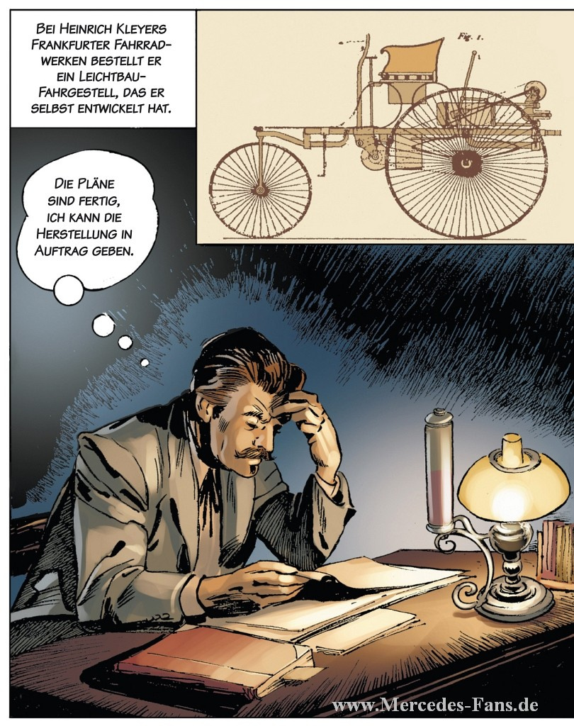 Der erste Comic von Mercedes-Benz: Carl Benz Ein Leben für das ...