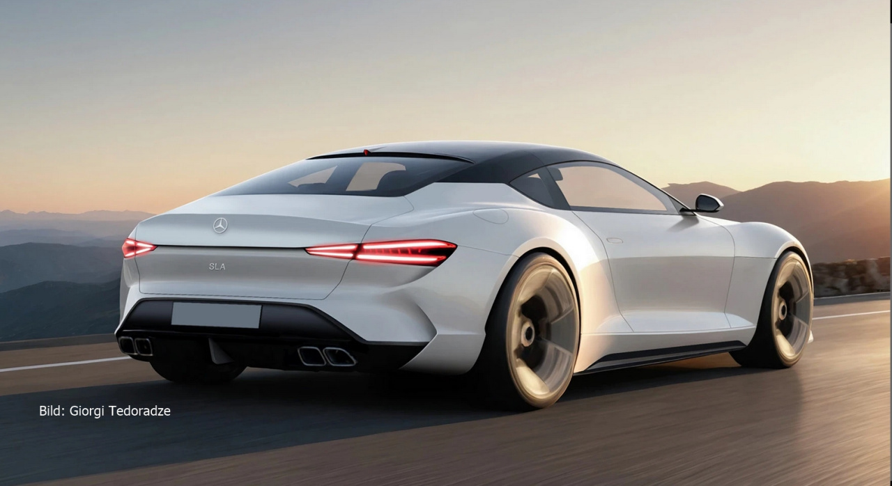 Mercedes von morgen: Mercedes SLA 2027 - Vision eines GT-Sportwagens ...