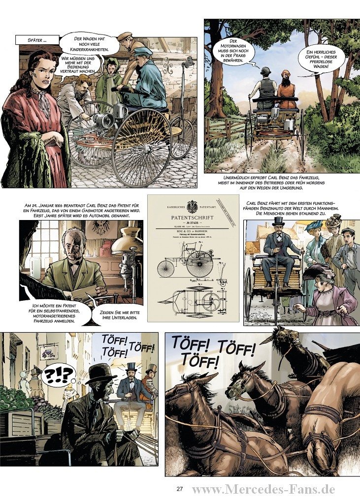 Der erste Comic von Mercedes-Benz: Carl Benz Ein Leben für das ...