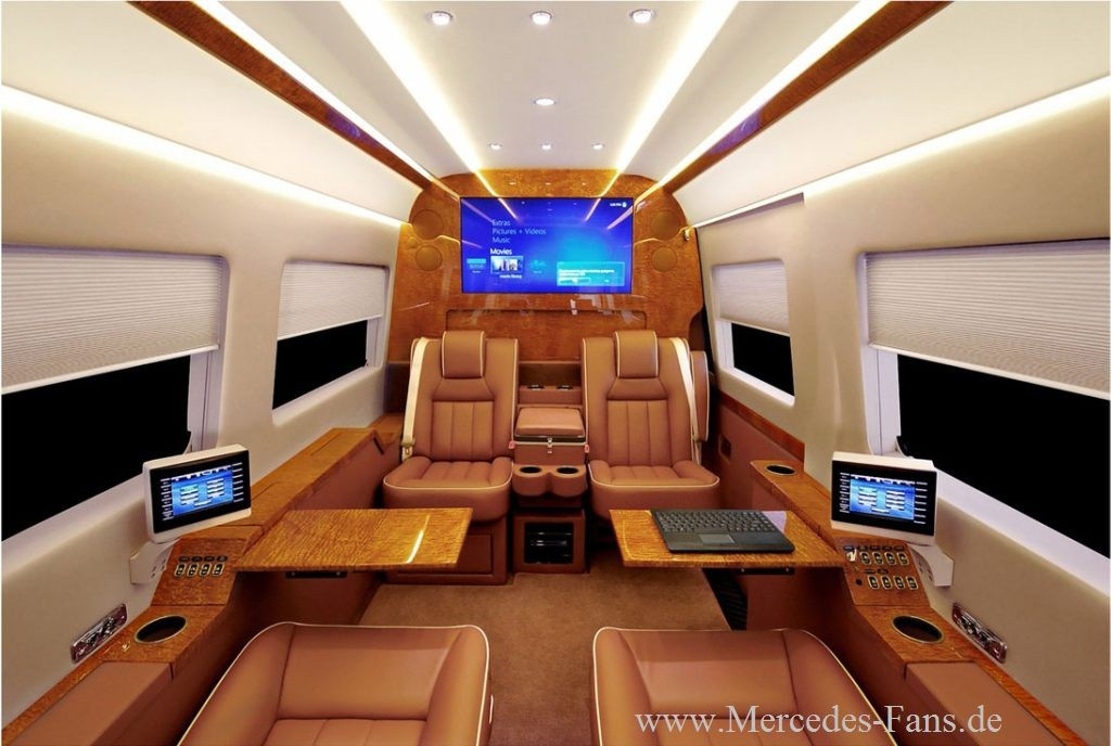 Der Sprinter der Stars: Becker JetVan : XXL-Luxus-Van auf Basis des ...