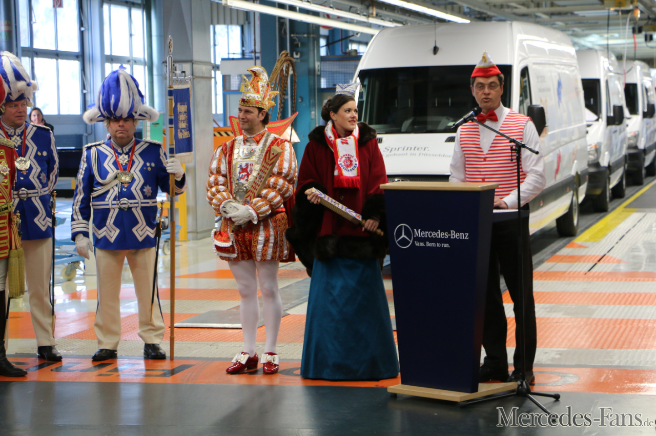 Alaaf! : Karneval im Düsseldorfer Sprinter-Werk - News - Mercedes-Fans ...