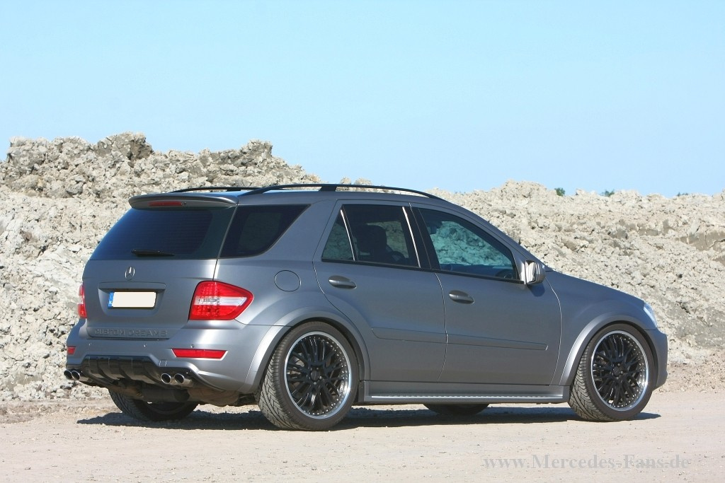 M-Klasse mal anders: Mercedes-Benz ML320 von Custom Dreams: Matt-grauer ...