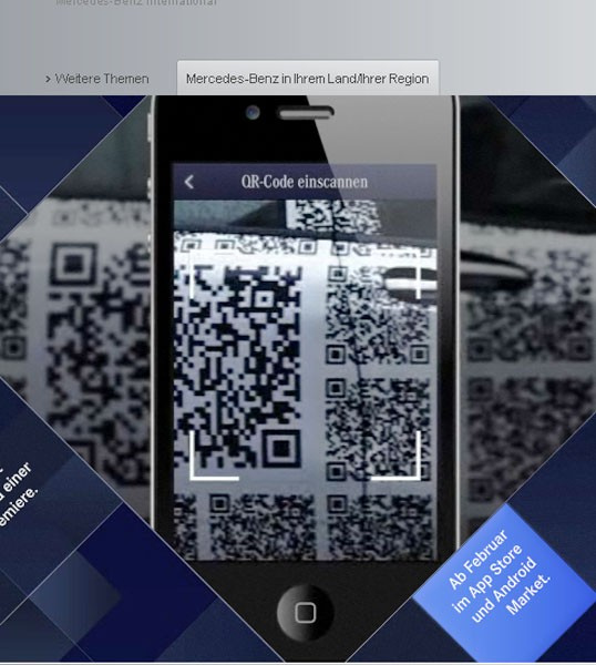 Update bei der QR-Trophy: Neue Codes für die Mercedes Erlkönigjäger ...