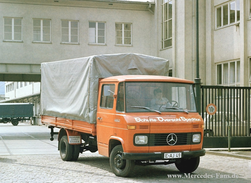 Vor 50 Jahren: Mercedes-Benz L406 D, L408 und O309: Arbeitstier und ...