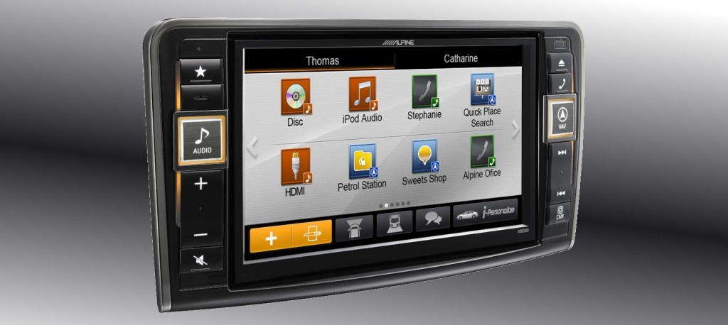 Alpine Style Premium-Infotainment-System für den Mercedes-Benz ML und ...