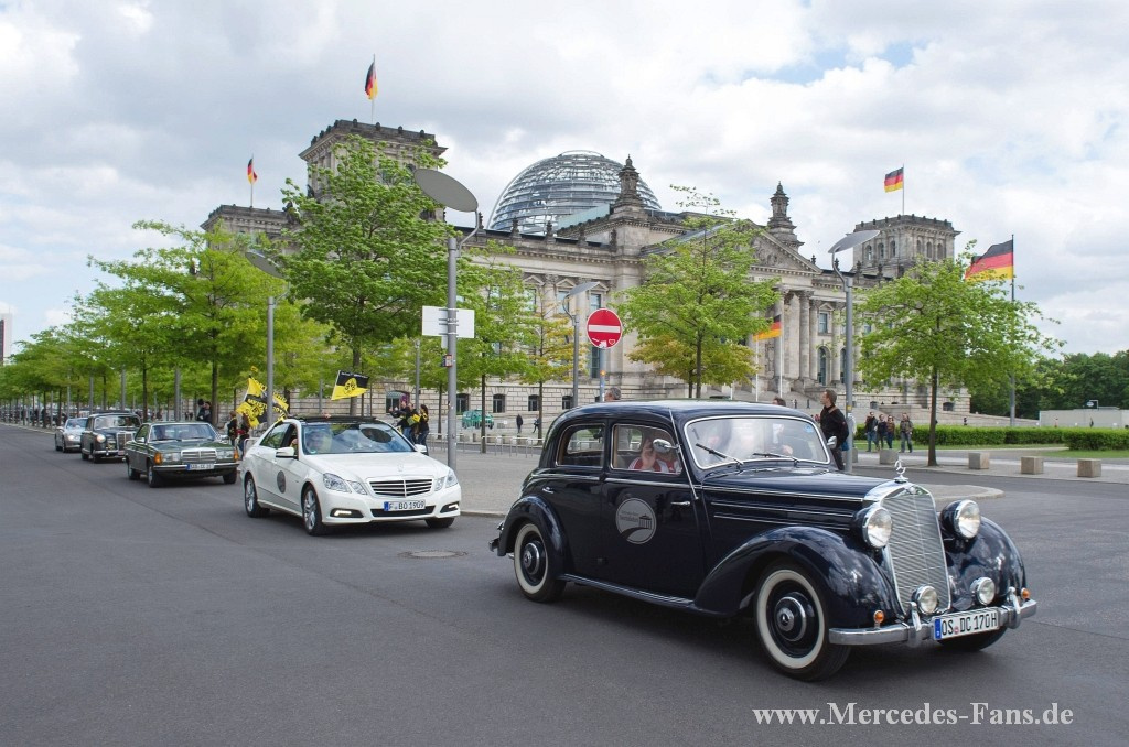 Update: Mit Video! Mercedes-Benz Sternfahrt zum DFB-Pokalfinale: 12 ...