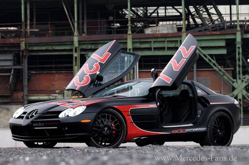 Black Star: Mercedes SLR Tuning mit 722 PS: Der von edo competition ...